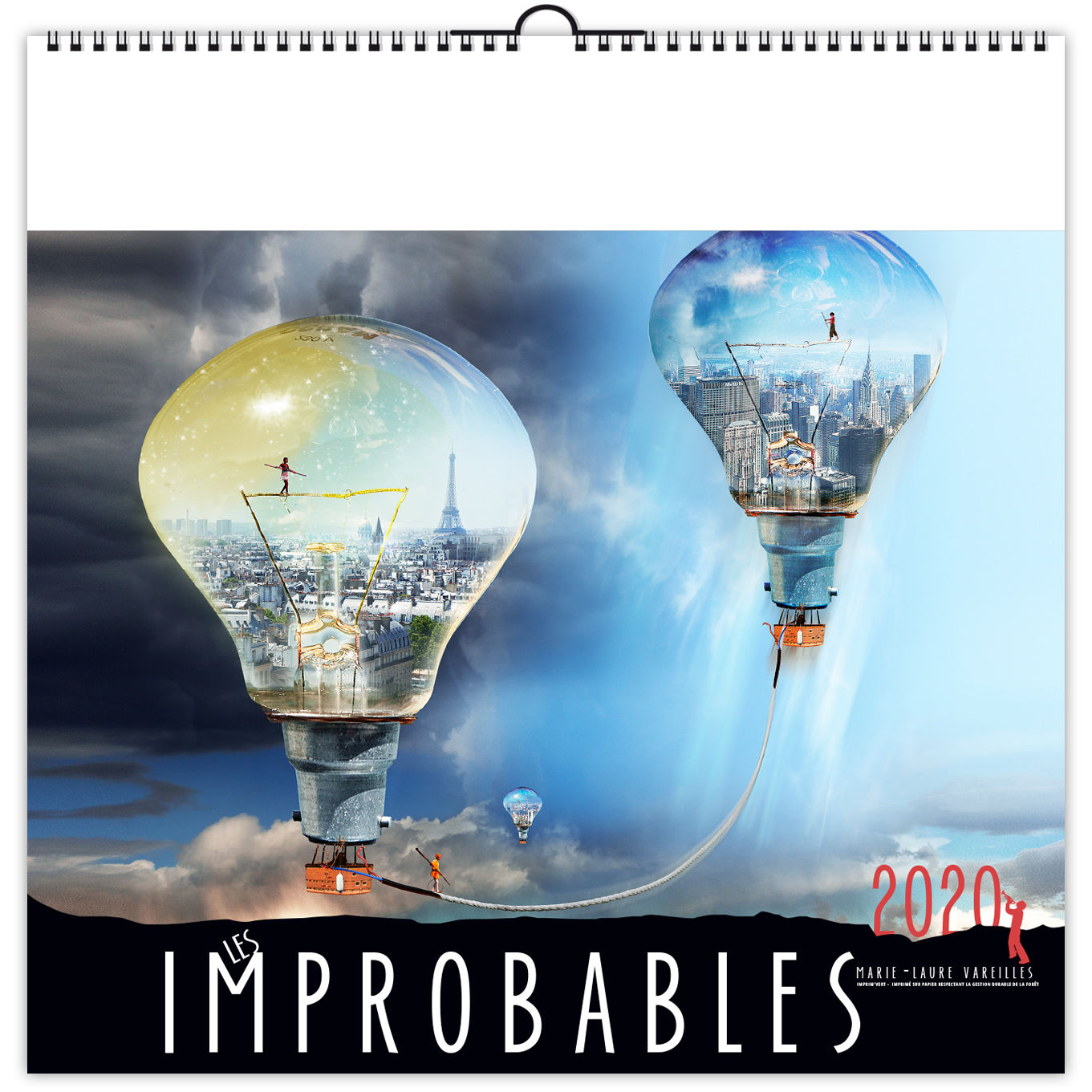 Calendrier publicitaire illustré : Les improbables small