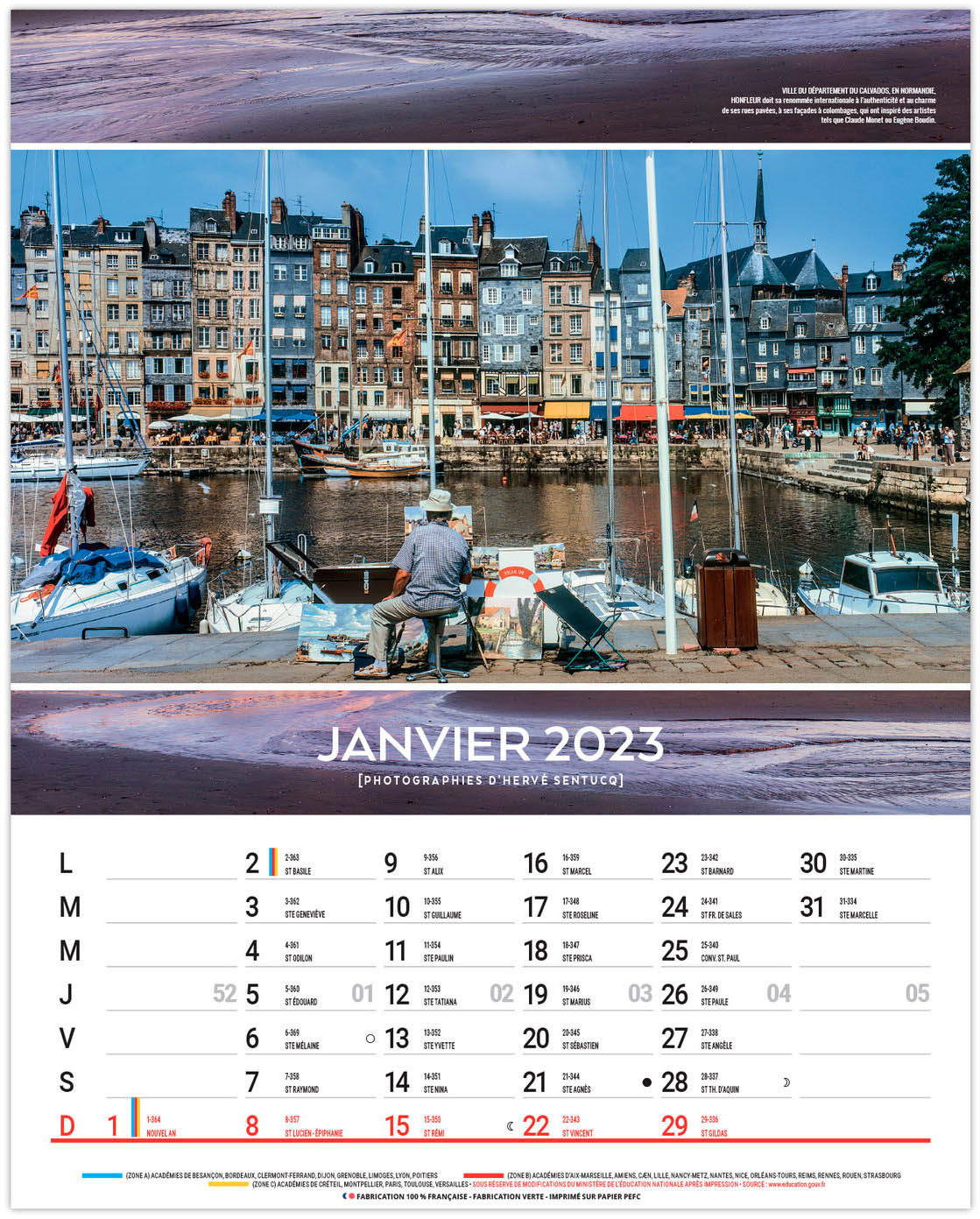 Bloc personnalise celine 300 x 430 | Calendriers publicitaires paysages ...