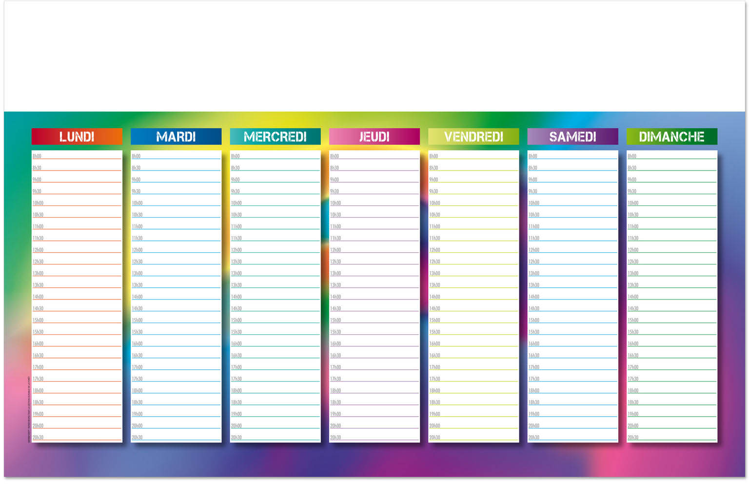 Calendrier personnalisable leffacable 470 x 290 | Calendriers bancaires ...