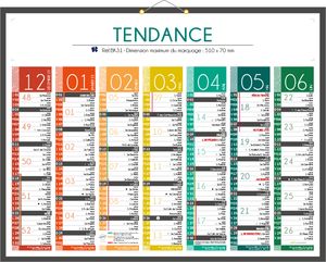 Calendrier de banque publicitaire a personnaliser | Calendrier bancaire